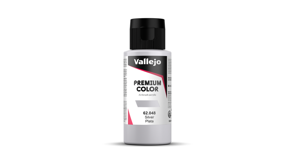 62.048 Vallejo Premium Color - Metallic Silver - 60ML – Scale Hobbies