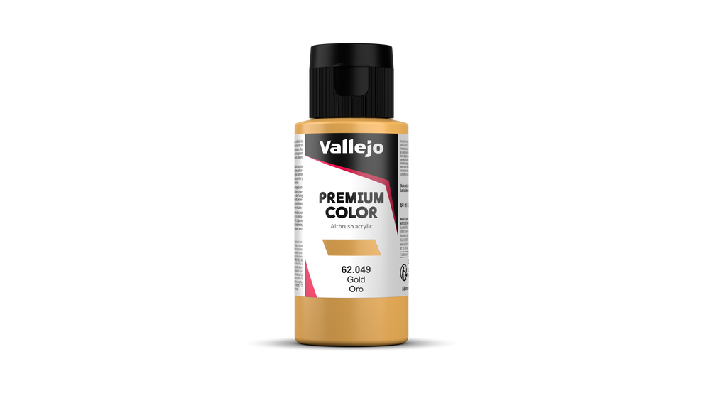 62.049 Vallejo Premium Color - Metallic Gold - 60ML – Scale Hobbies