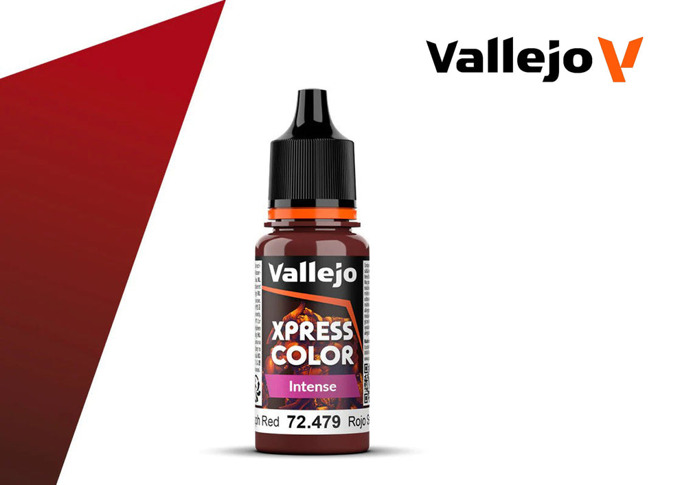 72.479 Vallejo Xpress Color Intense - Seraph Red - 18ML – Scale Hobbies